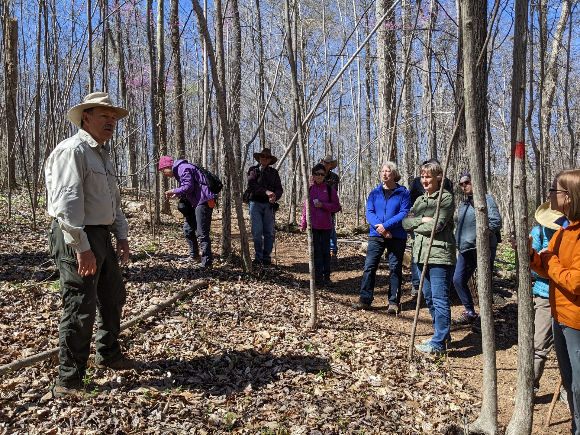 Hike to Confluence of the Eno 3/27/22 - North Carolina Native Plant Society